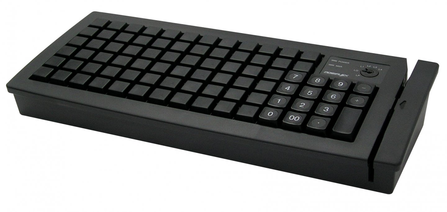 Posiflex Programmable POS Keyboard KB-6600 | Programmable POS Keyboard ...